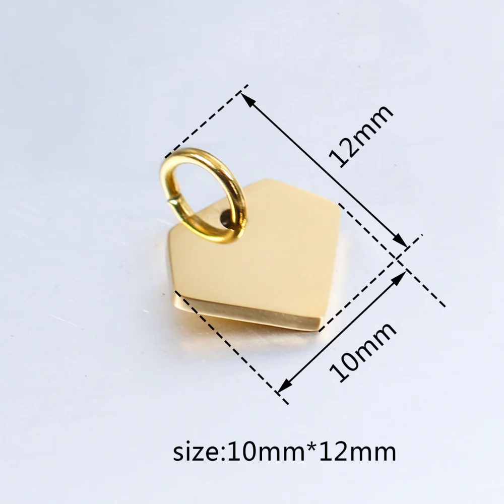 Wholesale Gold Plated DIY Jewelry Accessories - Brand Tags Logo ...