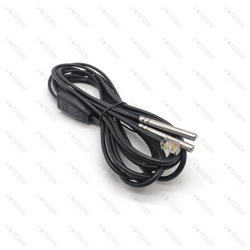 DS18B20 Temperature Sensor with RJ45, RJ11, RJ12 Connectors