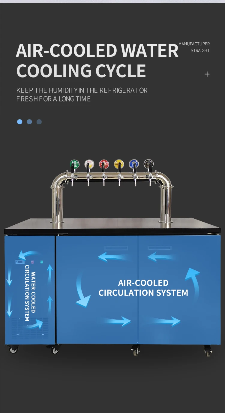 Commercial Kegerator Beer Faucets Draft Beer Cooler - Buy Beverage Beer ...