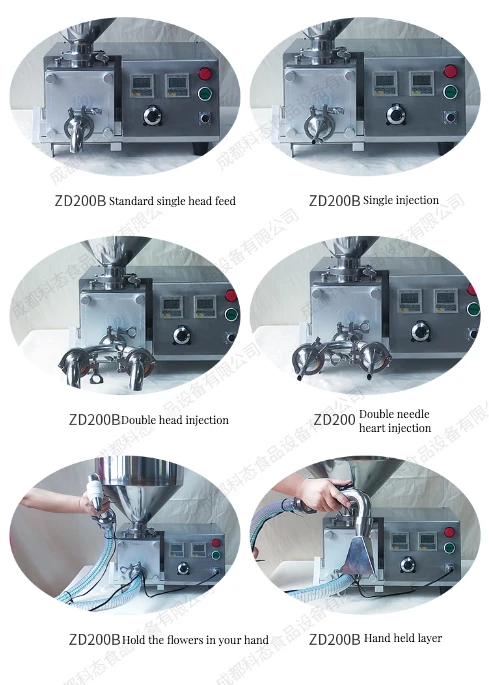 2023 Pneumatic Jam Butter Puff Core Injection Bread Filling Machine ...
