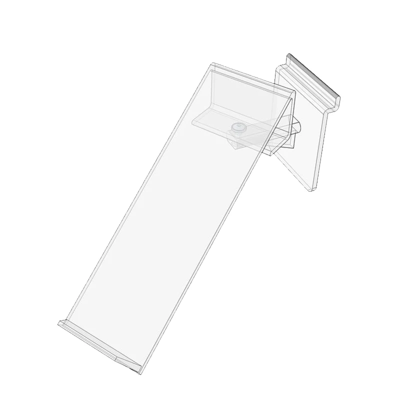 Alibaba.com: Slatwall Acrylic Swivel Shoe Display Shelf with Lip ...