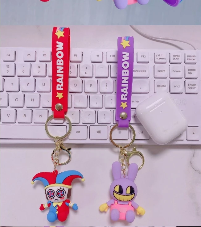 The Amazing Digital Circus Pvc Key Chain Toy Magic Digital Circus Key ...