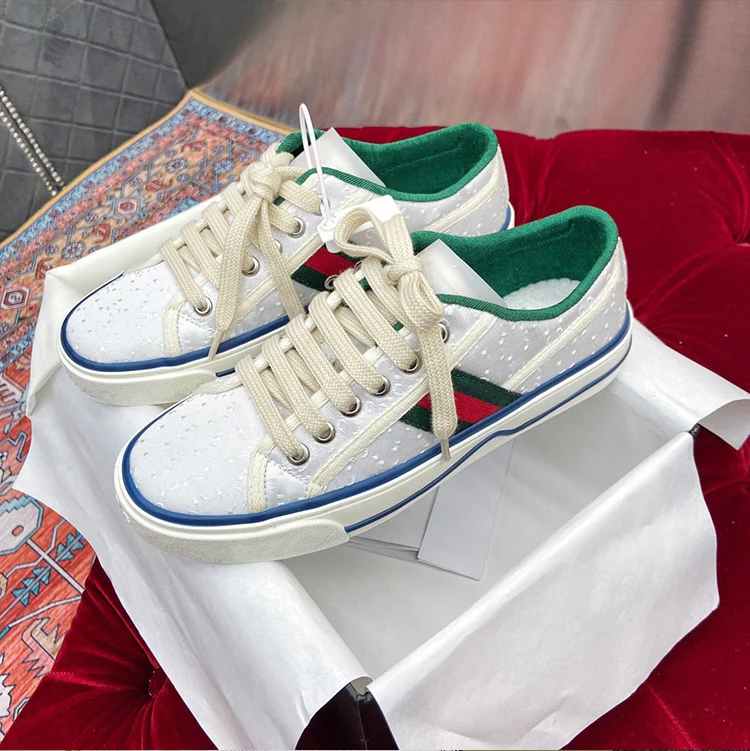 New Fashion Luxury Designer Women Ladies Canvas Sneakers Shoes Original ...