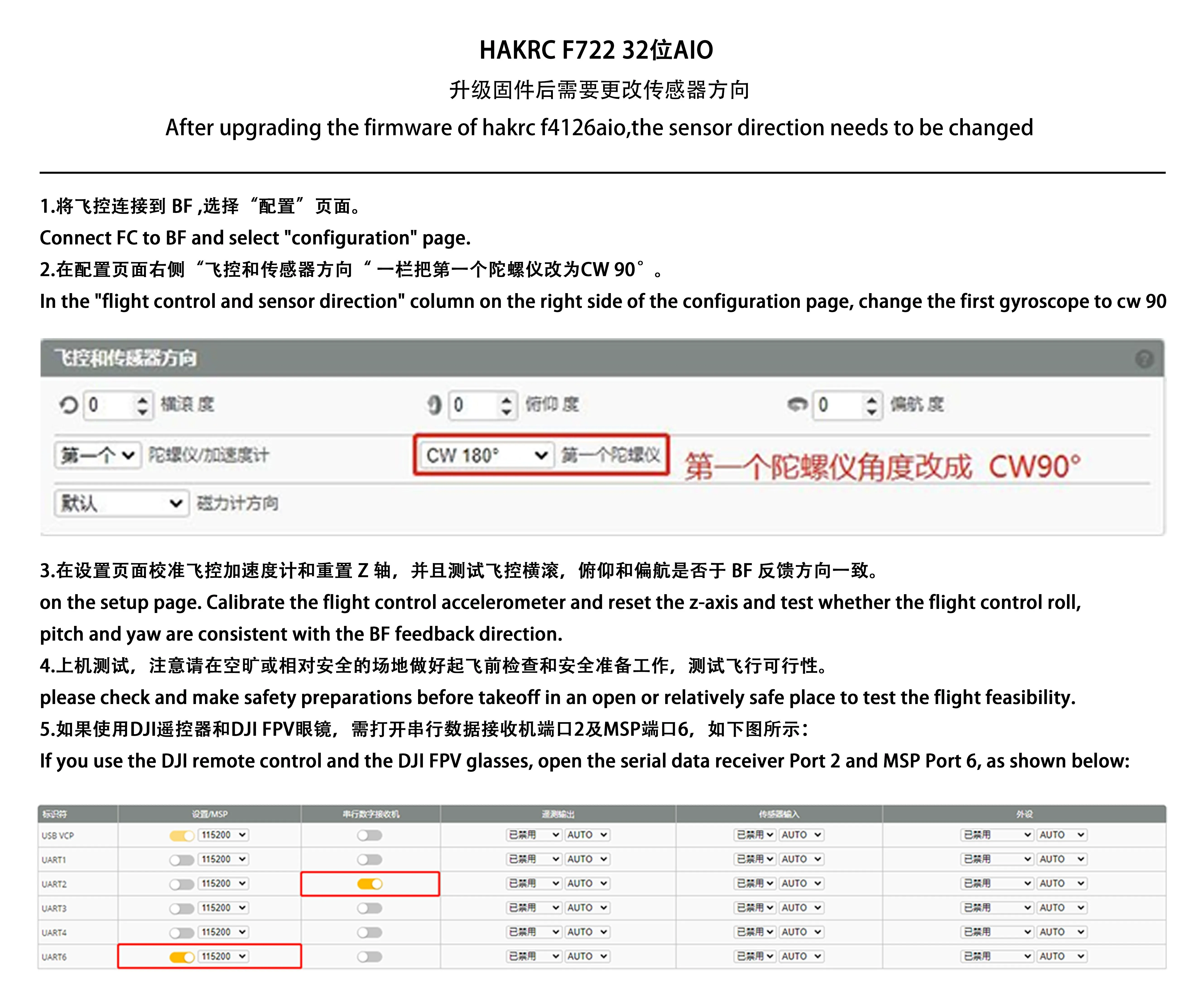 Hakrc F7220 Aio Flight Controller Icm42688 Blheli_s Bl32 50a Esc Built ...