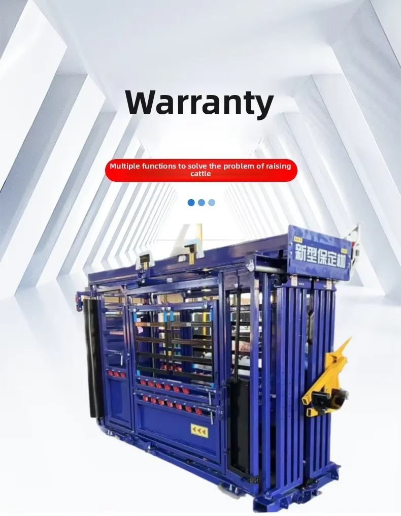 Heavy-duty Automatic Manual Cattle Squeeze Chute with Scales