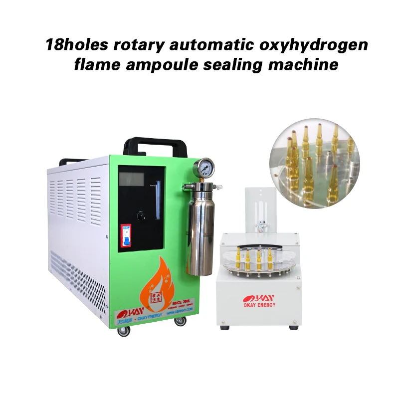 Lab 18 Holes Auto-Rotating Glass Ampoule Filling Machine