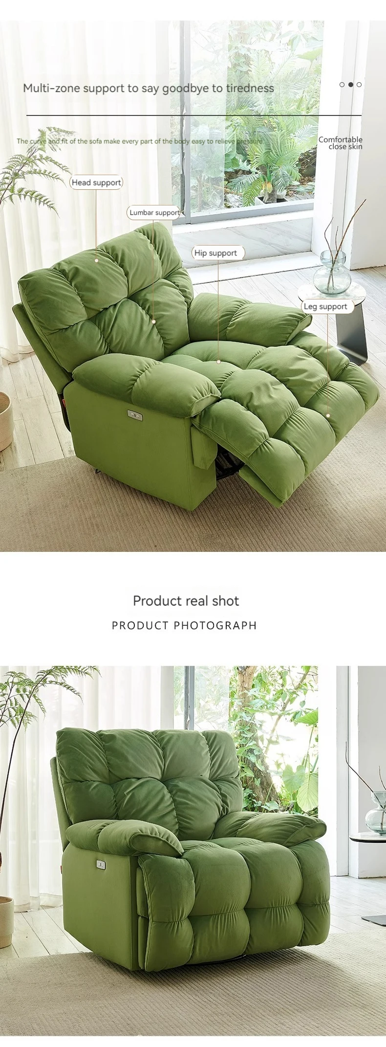 Lrsf-05 Electric Lazy Sofa Space Single Cabin Living Room Leisure Can ...