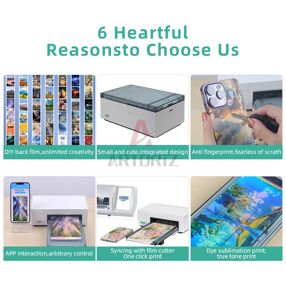 Thermal Sublimation Phone Skin Printer - Compact & Portable