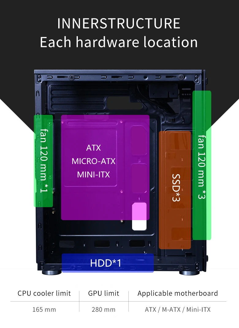 SNOWMAN ATX Case Gaming PC - Wholesale & Custom Logo