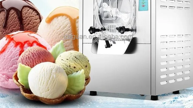 Mini Ice Cream Machine Approved Batch Freezer Ice Cream Making Machine ...