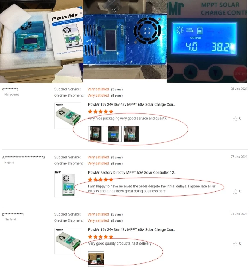 Powmr 60A MPPT Solar Charge Controller - Efficient & Reliable