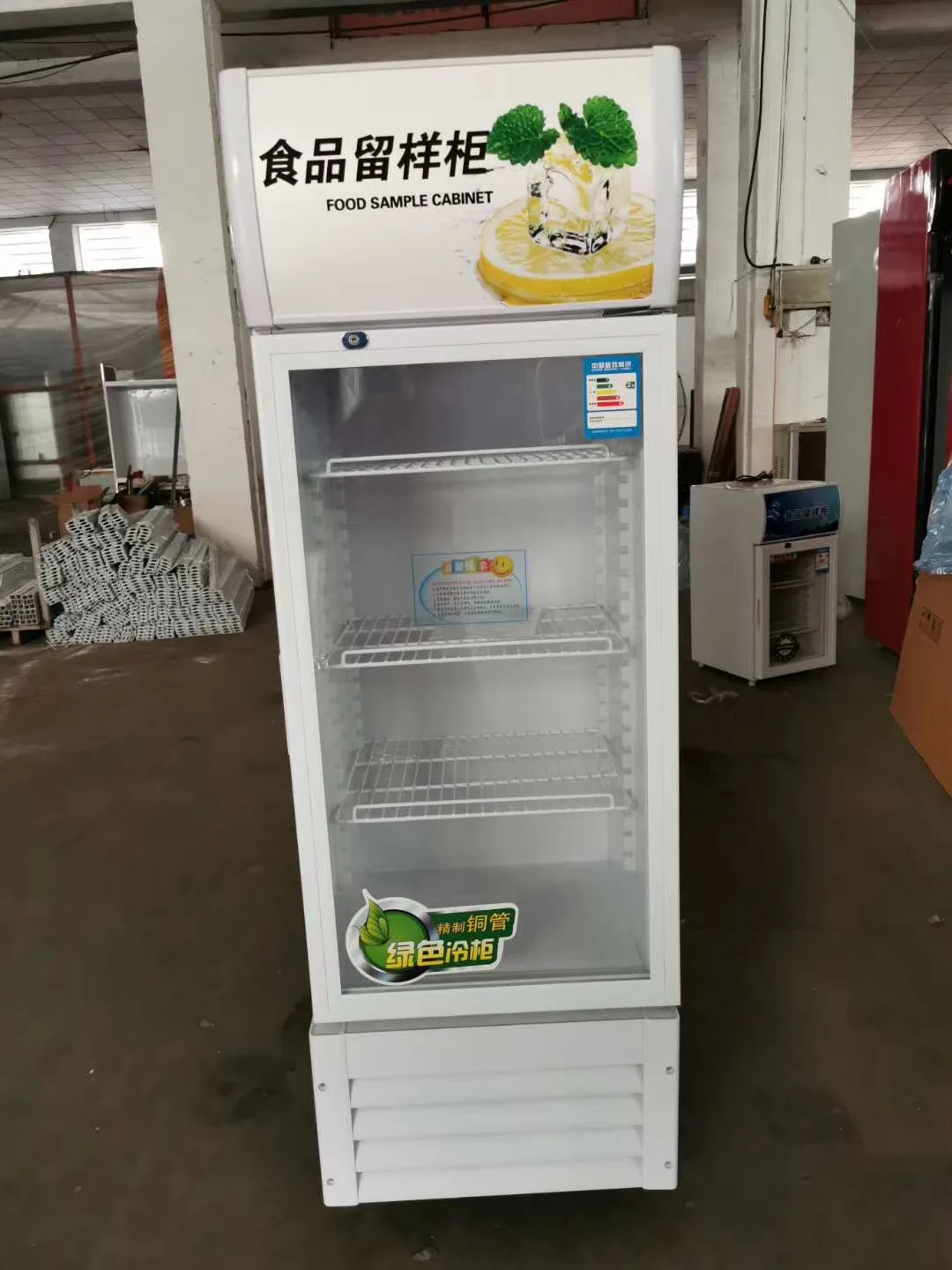 Commercial Display Case Freezer With Led Light Refrigerator ...