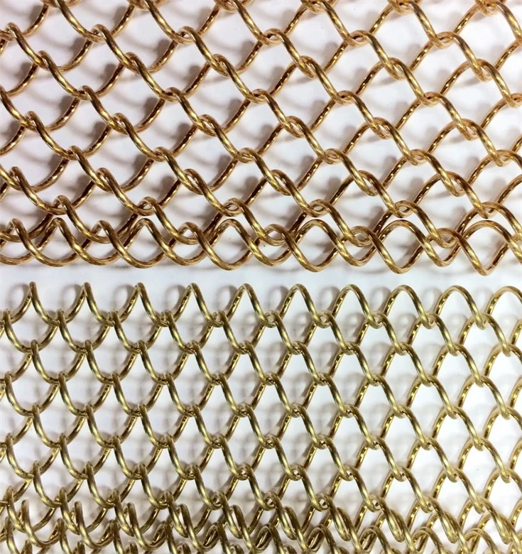 Aluminum Metal Cascade Coil Drapery Mesh Shade Curtain - Buy ...