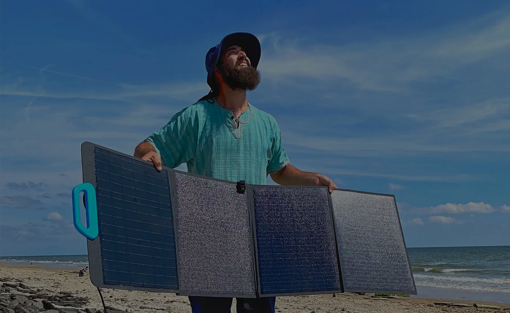 BLUETTI 200W Foldable Solar Panel - 23% Efficiency Charger