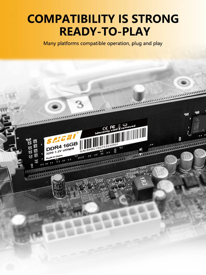 Saichi Ddr4 Memory 8gb 16gb 3200mhz Memory Suitable For Desktop ...
