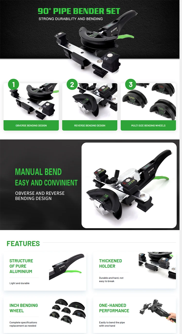 Multi Tube Bender For 1-4 To 7/8"(6-22mm) - Buy Copper Tube Bender,Pipe ...