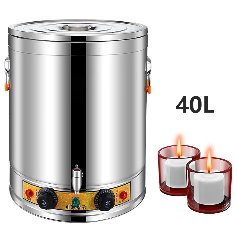 Alibaba.com: Large candle machine with double wall wax heating tank and ...