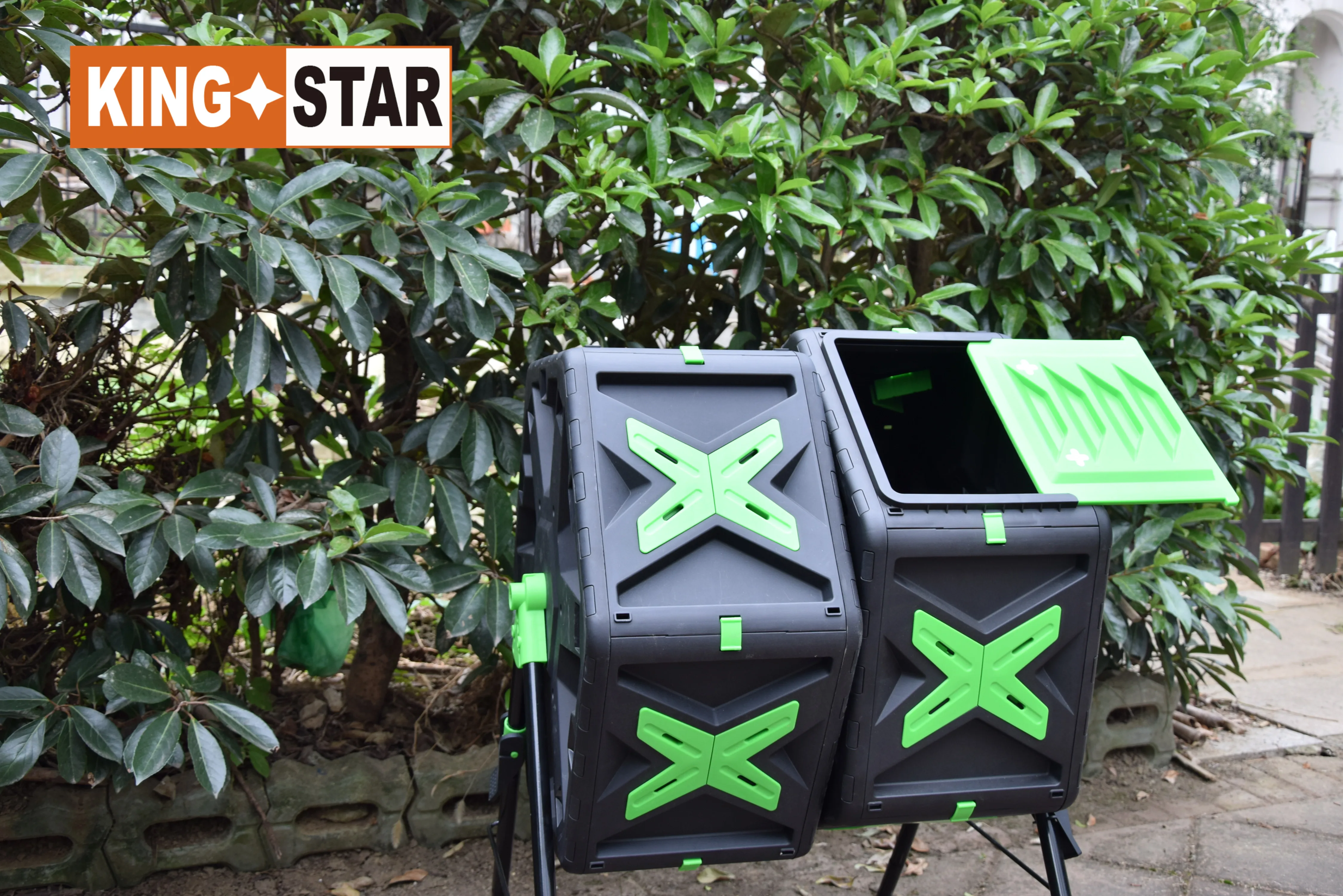 32GALLON 120L PLASTIC ROTO TWIN COMBINED KITCHEN GARDENING FARMHOUSE ...