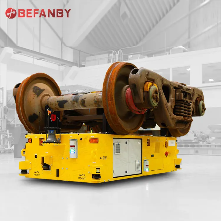 Heavy Duty Guided Agv For Handling Aerospace Components In Factory ...