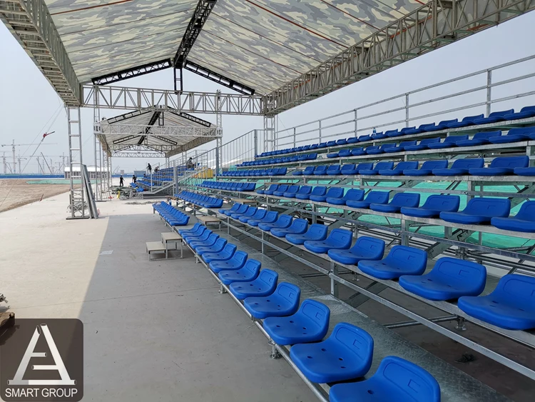 6 Rows Scaffolding Grandstand - Durable & Versatile Seats