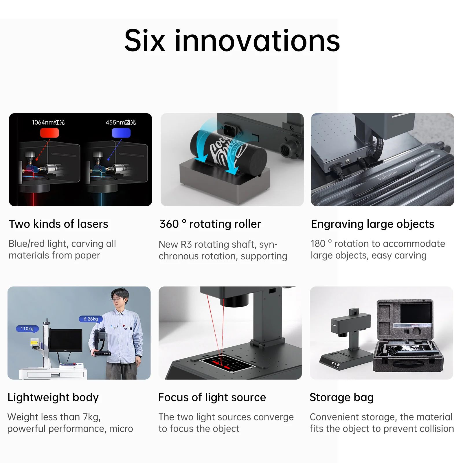 MR CARVE M4 Multifunction Mini Fiber Laser Marker Portable Laser ...