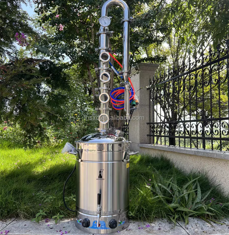 20L/30L Electric Vodka Distiller with 4-Storey Distillation Tower for ...
