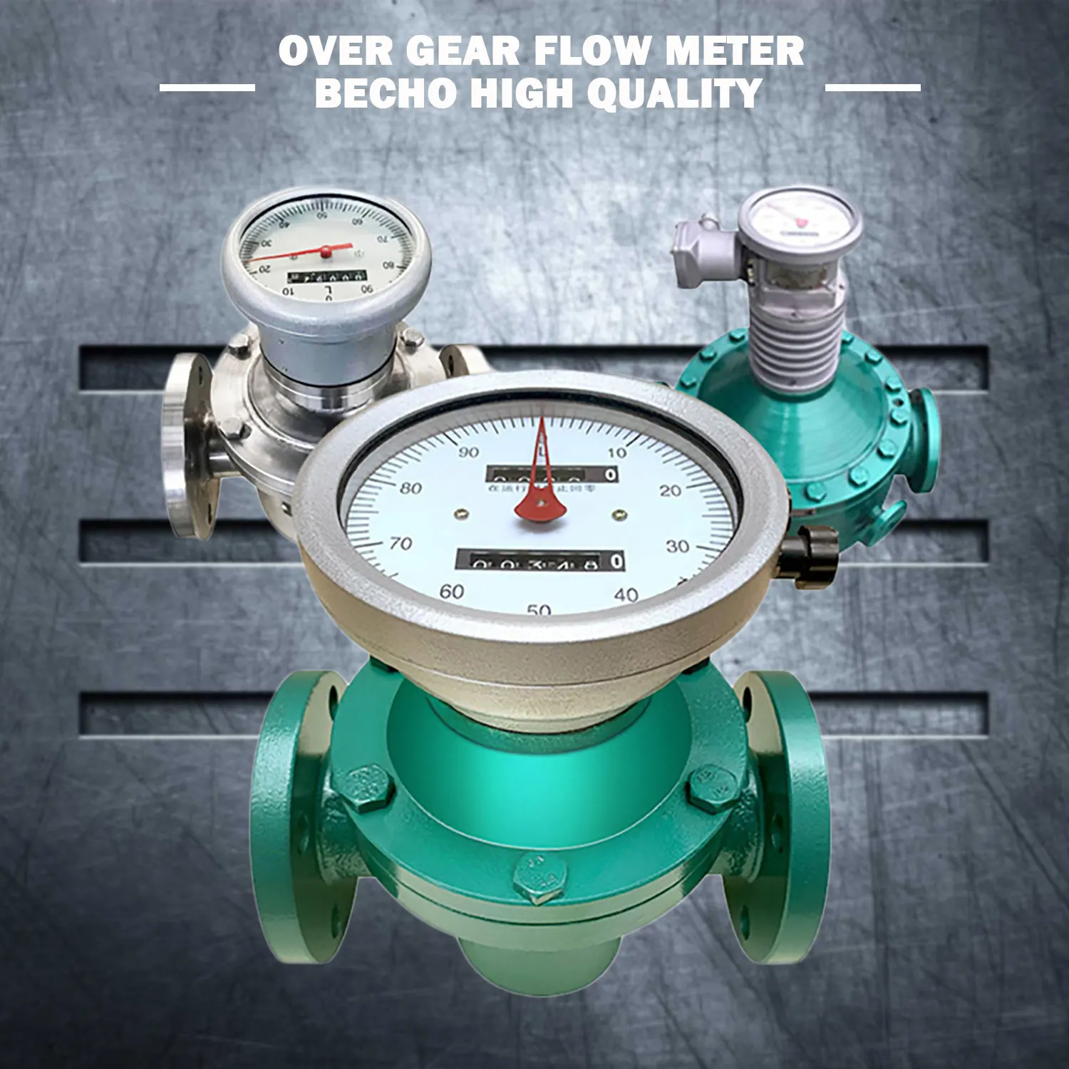 Diesel Ogm Volumetric Over Gear Flow Meter with Pulse Output Oval Gear ...
