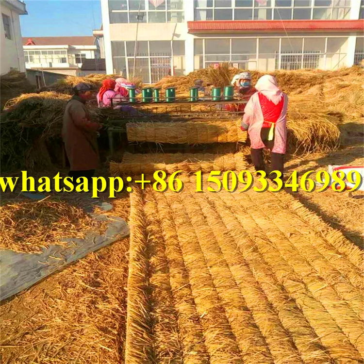 Automatic Rice Straw Mat Weaving Machine/wheat Straw Mattress Knitting ...