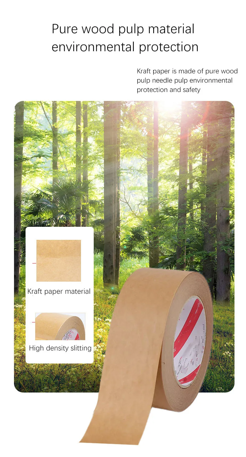 Customizable Handwritten Kraft Paper Self-adhesive Tape - Buy Brown ...