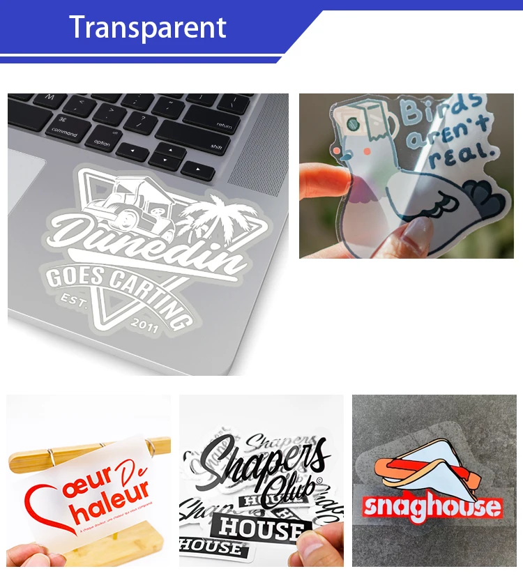 Waterproof Custom Die Cut Logo Sticker Sheets Vinyl Paper Printing ...