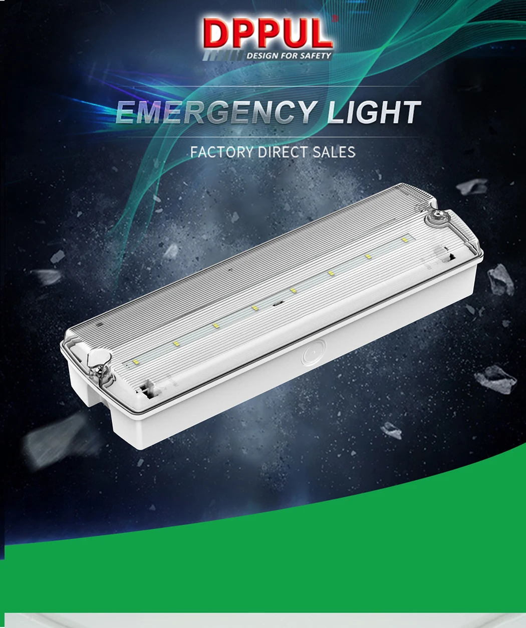 Emergency Light Professional Protection Emergency Bulkhead Led ...