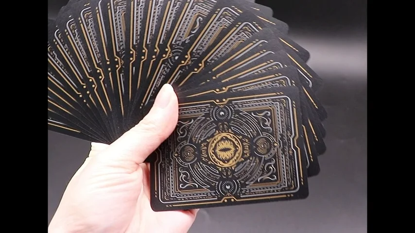 Wjpc Poker Game And Party Easy Shuffling Cool Black Dragon 54 Poker ...