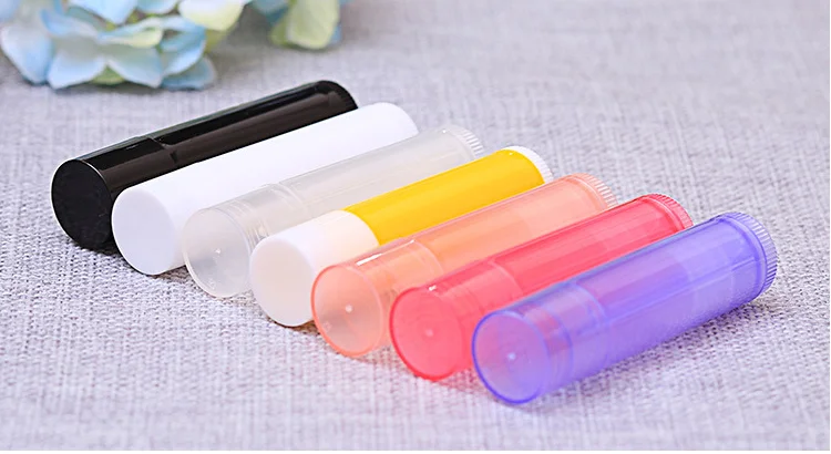 Small Mini 5 Ml Diy Lip Balm Lipgloss Containers Empty Round Black And ...