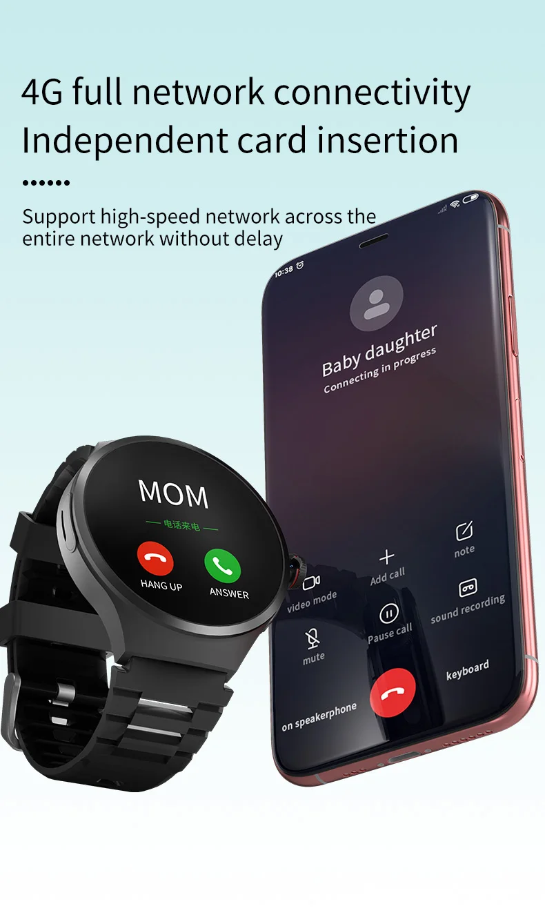 DW100 Pro VP29 H99 4G Smartwatch with GPS, Camera, Heart Rate Monitor ...