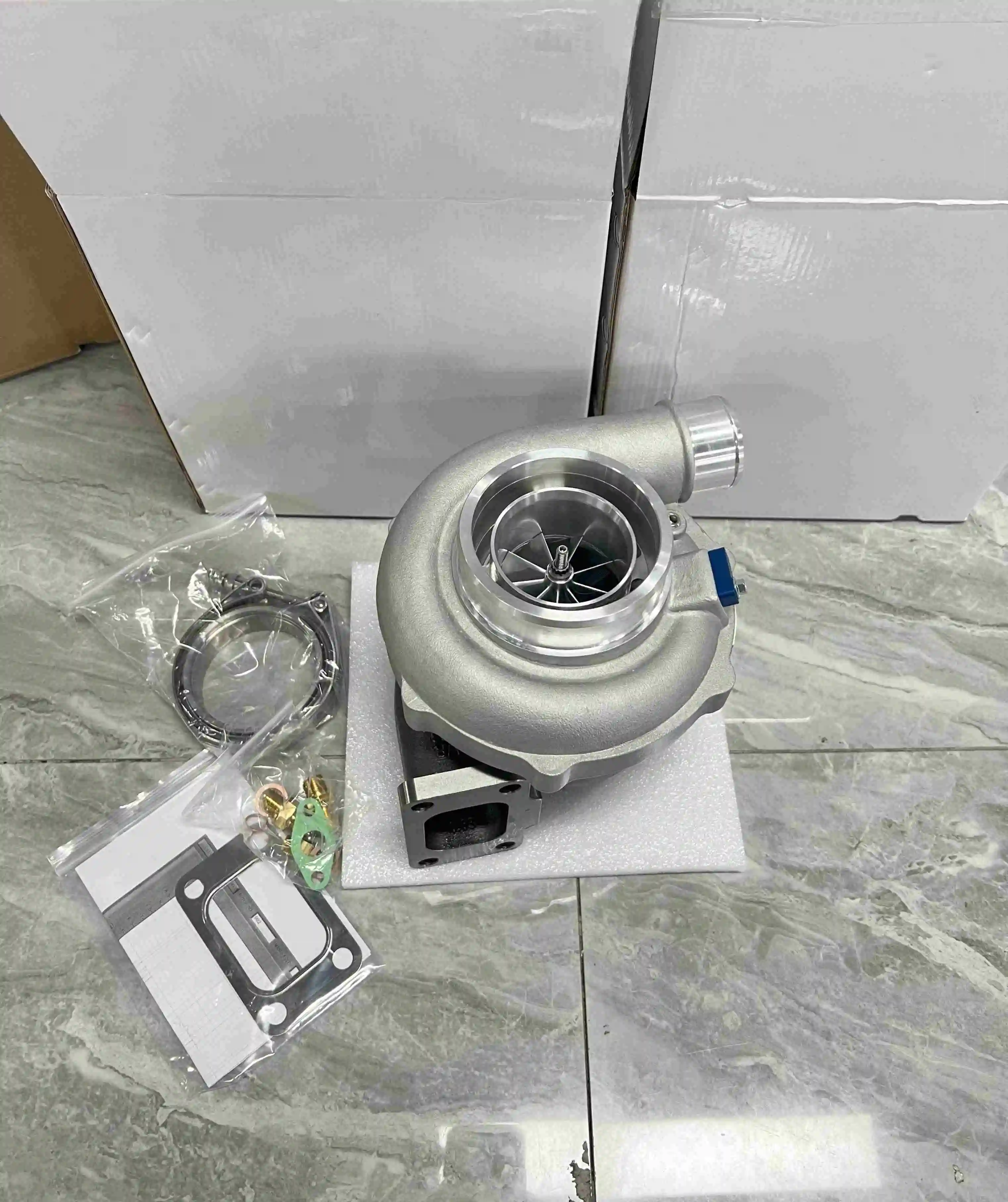 Racing G35-900 Turbocharger With Turbine Ar.83 T3 V Band Housing Dual ...