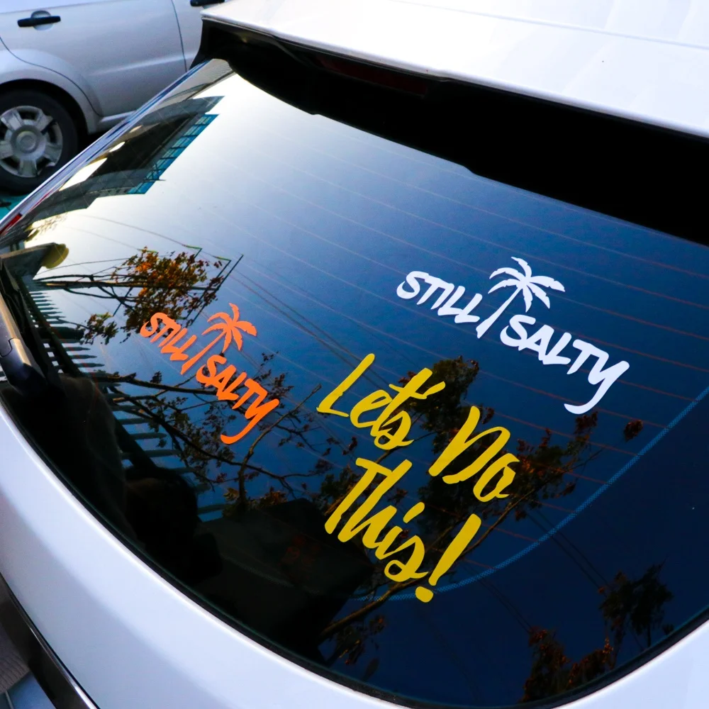 Custom Vinyl Bumper Transfer Window Car Sticker Decals