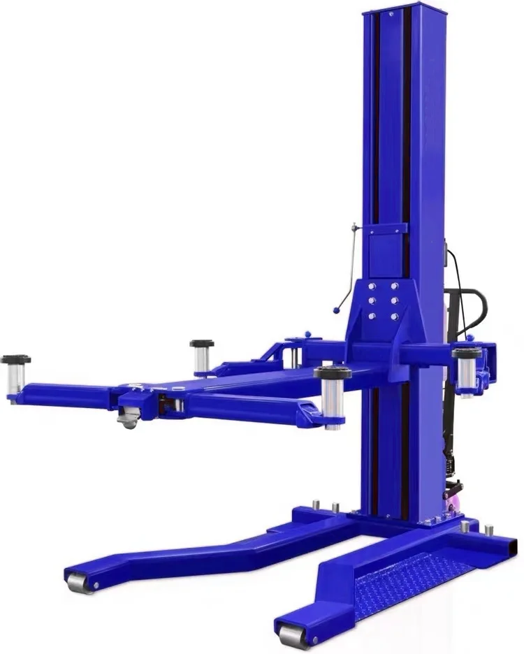 Movable Single Post Lifter - 3T Car Lift with 6600 Lb Capacity