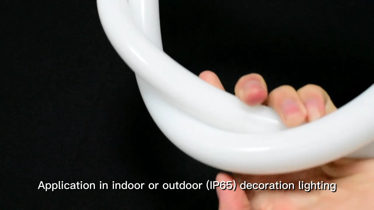 Round 40mm 360 Degree Lighting Neon Flex Tube Ip65 Silicone Neon Led ...