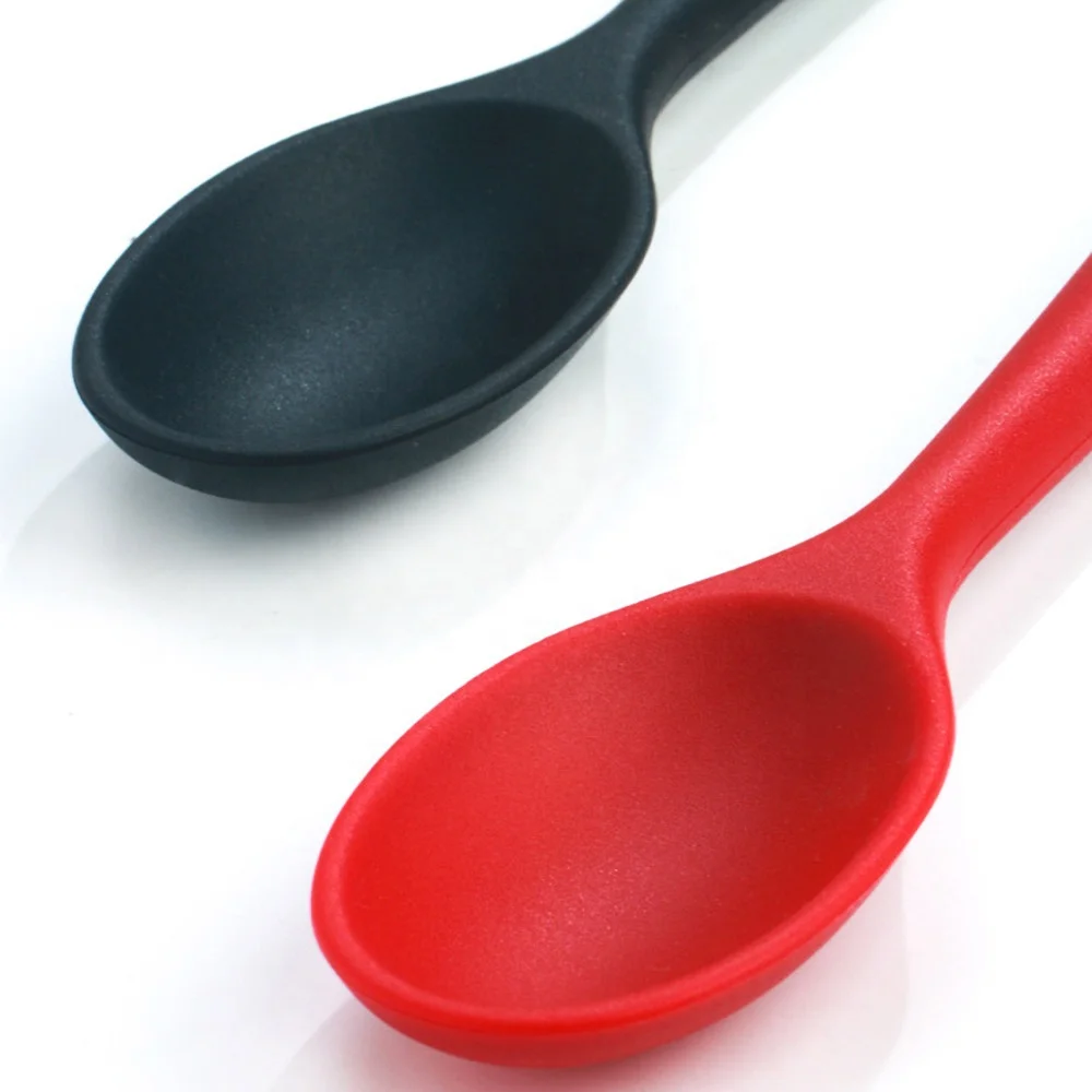 Kitchen Stools All- In- One Baby Silicone Spoon Plastic Salad Spoons ...