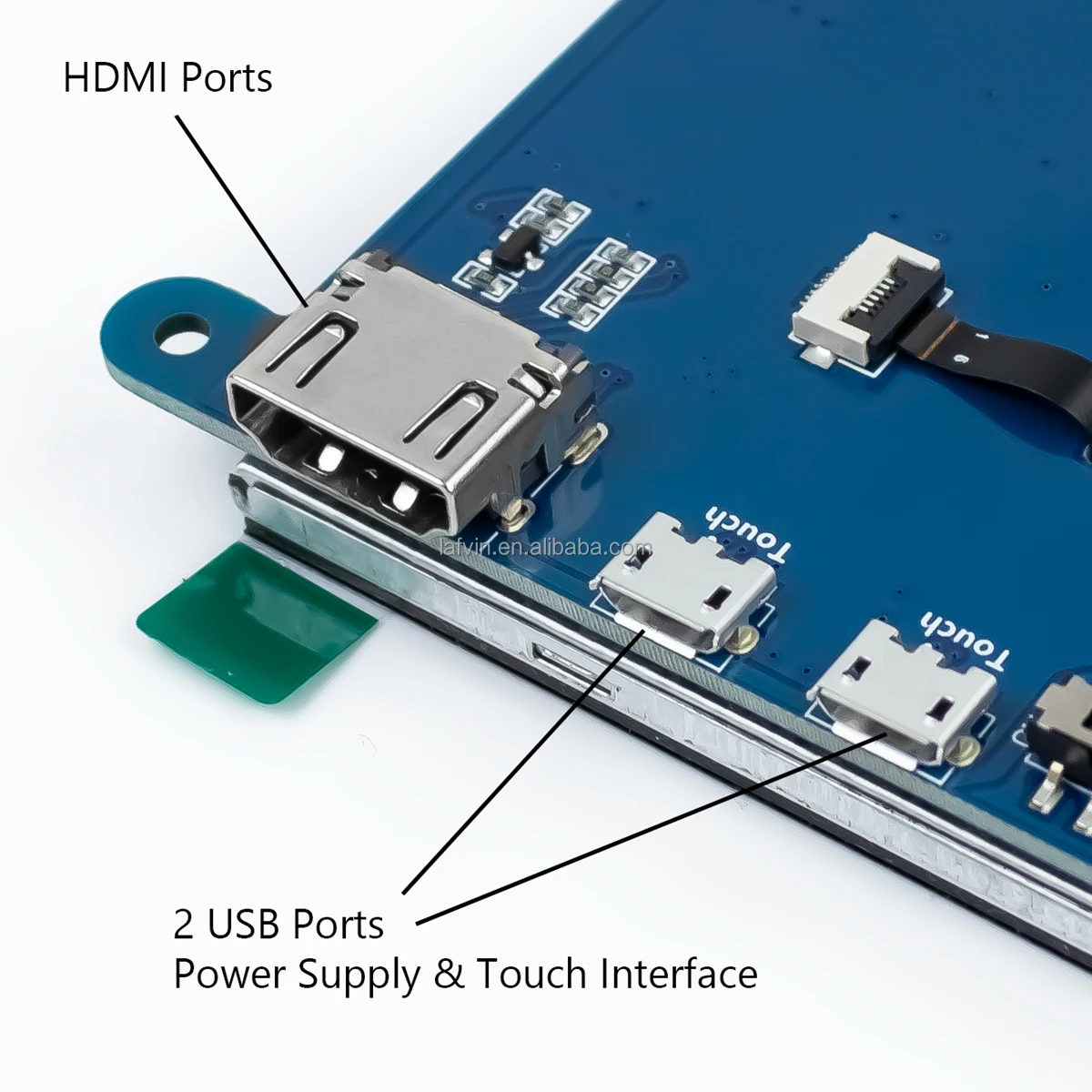 7 Inch Ips Lcd Touch Screen Display Panel 1024*600 Capacitive Screen ...