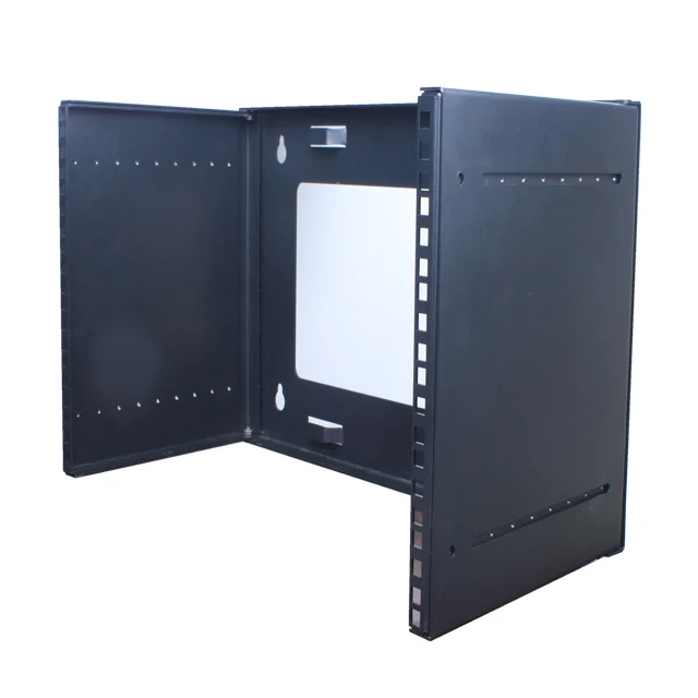 1u 2u 4u 6u Wall Mount Bracket Network Equipment Rack 19inch ...