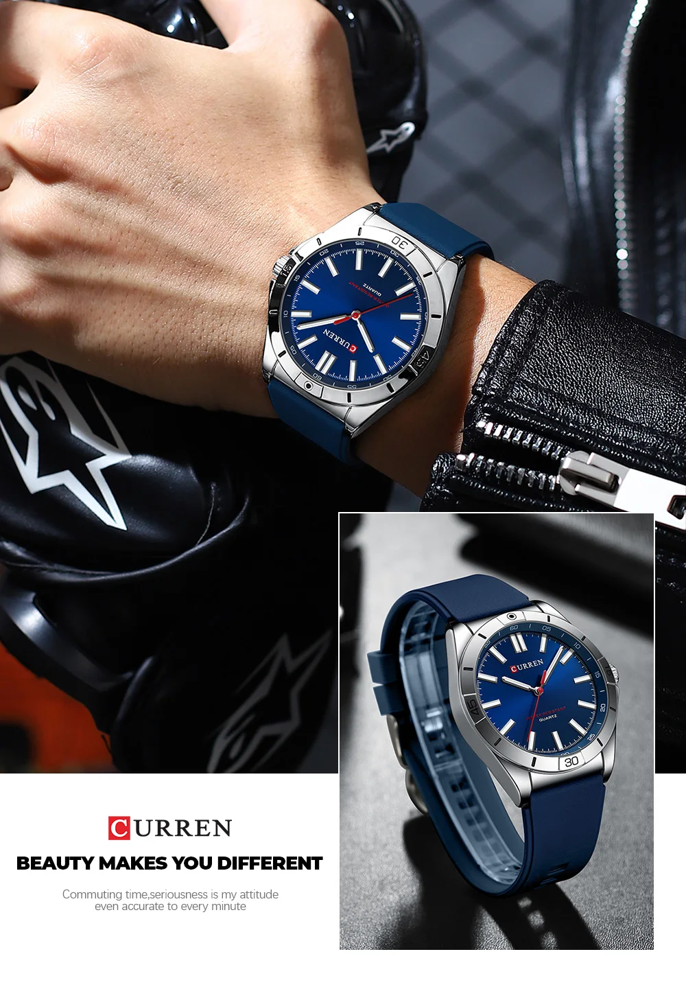 2023 New Curren Watch 8449 High Quality Men's Quartz Watches Alloy Case ...