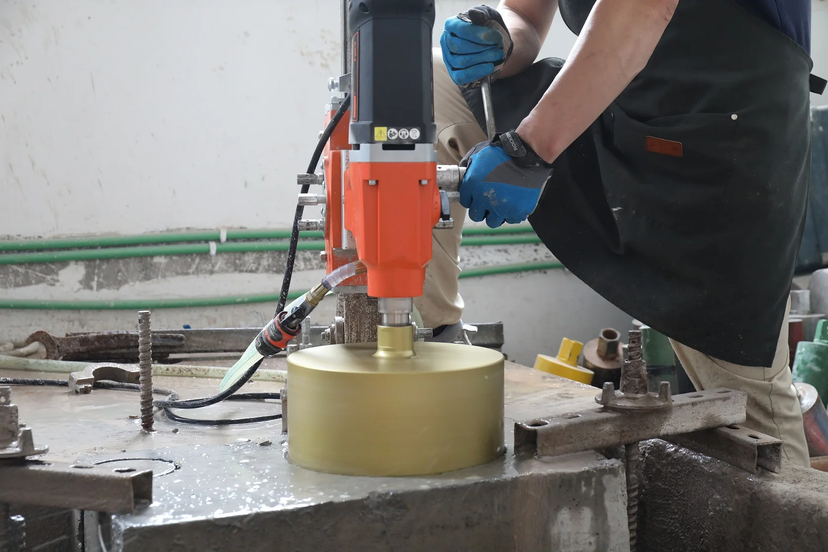 DMP-252B BYCON 3 Speed Soft Start Professional Brushless Motor Diamond Drill with Overload ...