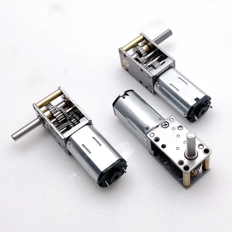 DC Gear Motor - 12V Worm Gearbox with Right Angle N10 N20 N30