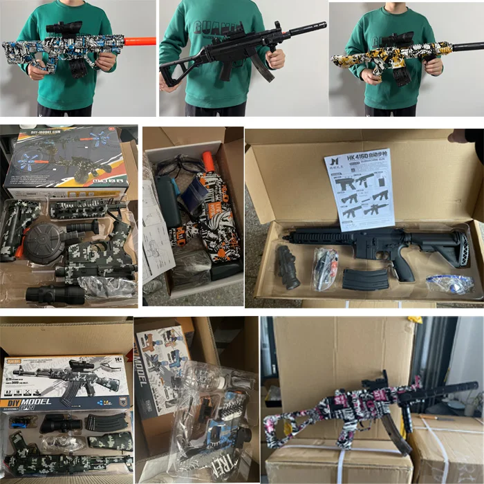 M416 Water Gel Bead Blaster Akm 47 Gel Gun Blaster Manufacturer Gel Ball Blaster Orbie Electric ...