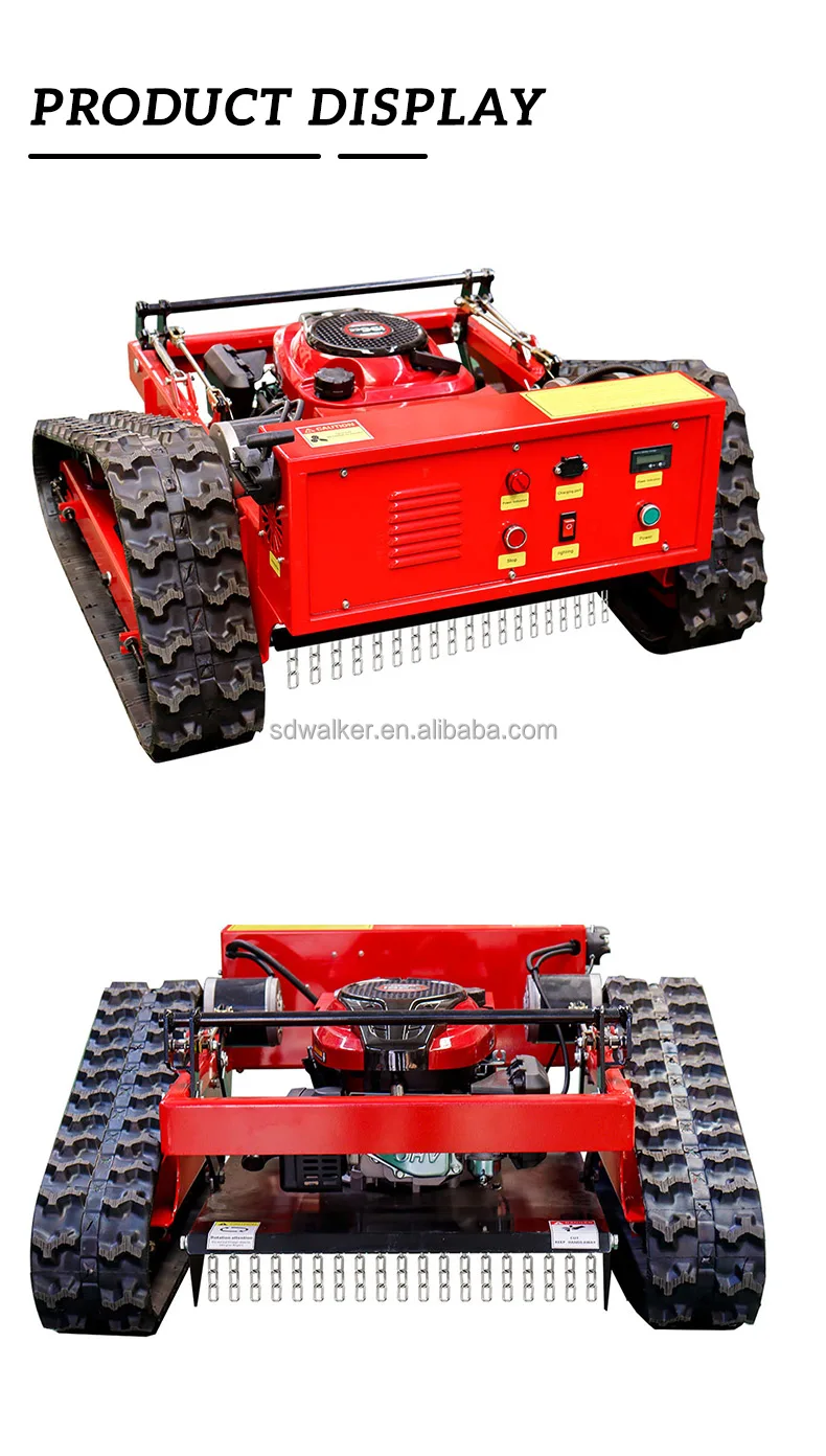 Mini Crawler Remote Control Lawn Mower Grass Blade Robot Mower - Buy ...