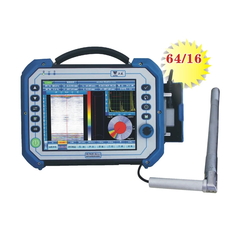 HSPA20-Ae Phased Array Bolt Flaw Detector Handheld NDT Ultrasonic Flaw ...