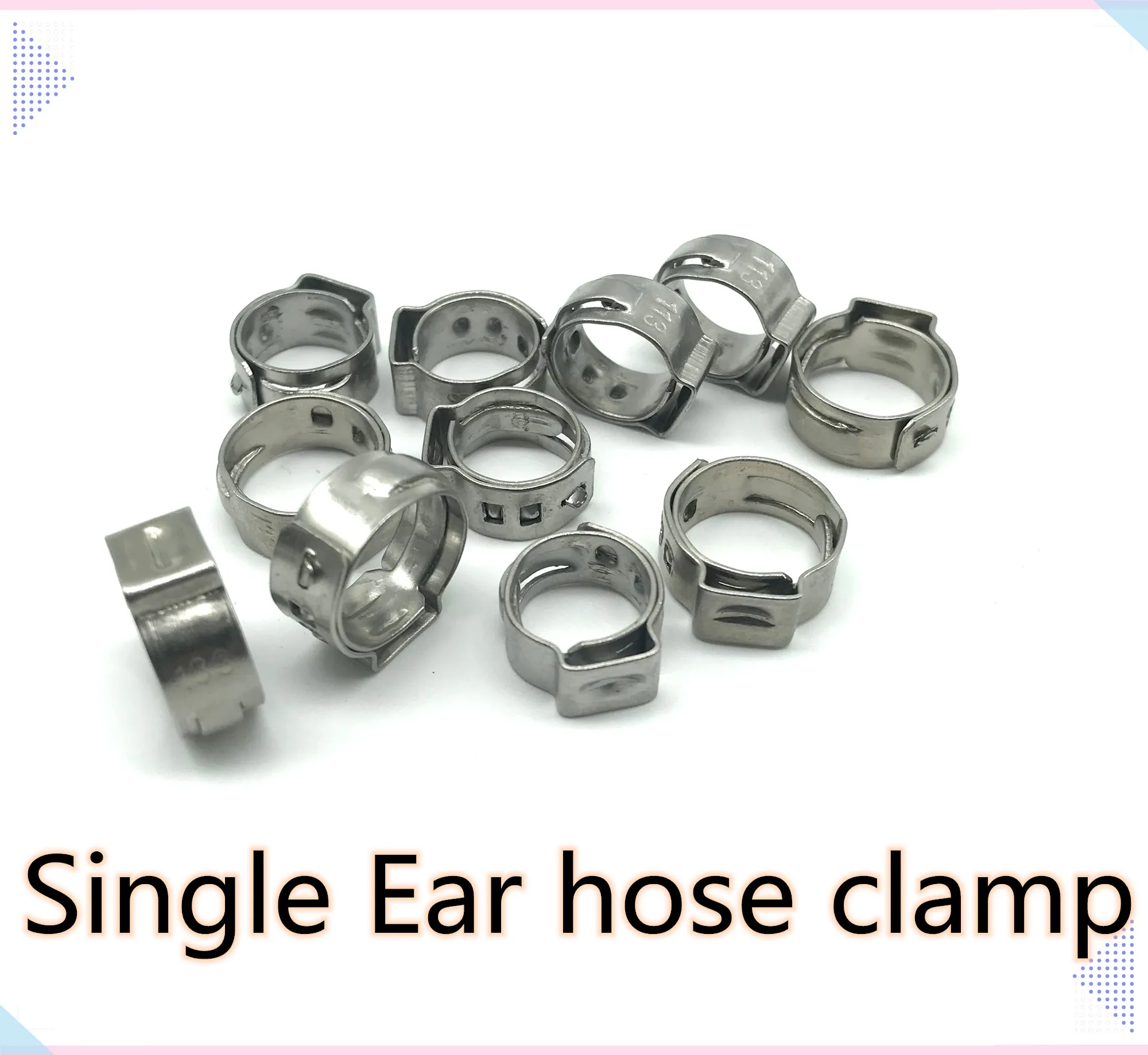 Turbo Double Vessel Ear Pipe Clamp/two Ear Clip/double Ear Hose Clamp ...