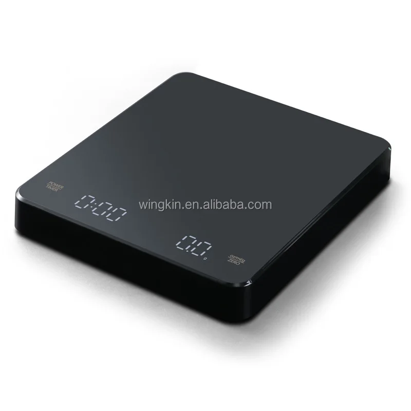 Coffee Scale With Timer Kitchen Scale With Led Display Usb Rechargeable ...