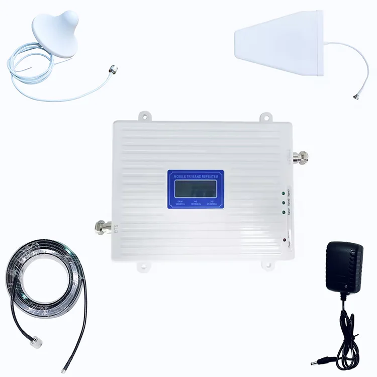 DAS network booster with outdoor indoor antenna 2g 3g 4g LTE Cell Phone ...